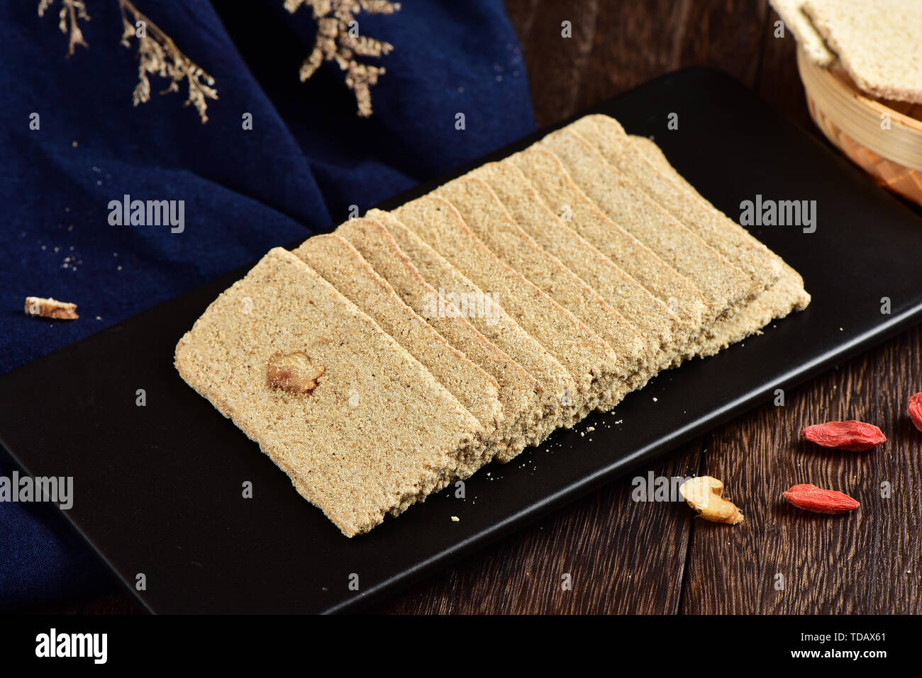 Pac-embedded hemp cake Stock Photo - Alamy