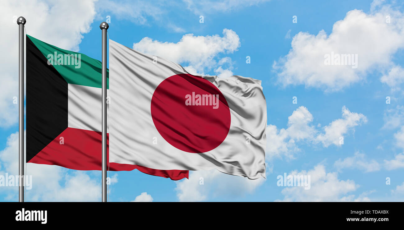 Japan kuwait flag hi-res stock photography and images - Alamy