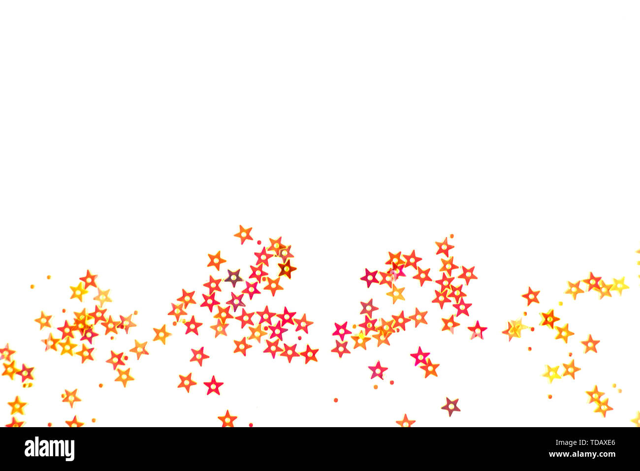 Bunch of colored stars on white background Stock Photo - Alamy