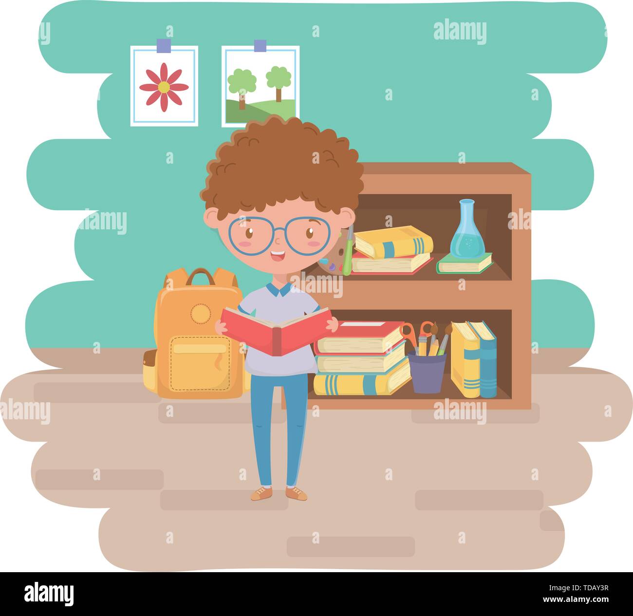 Boy kid design, School education learning knowledge study and class ...