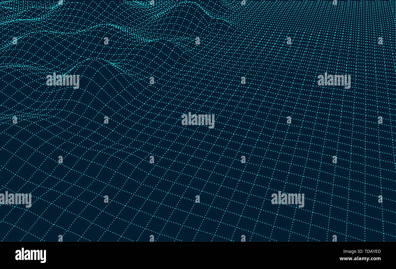 Abstract three-dimensional network background of big data concept, graphics with artificial ...