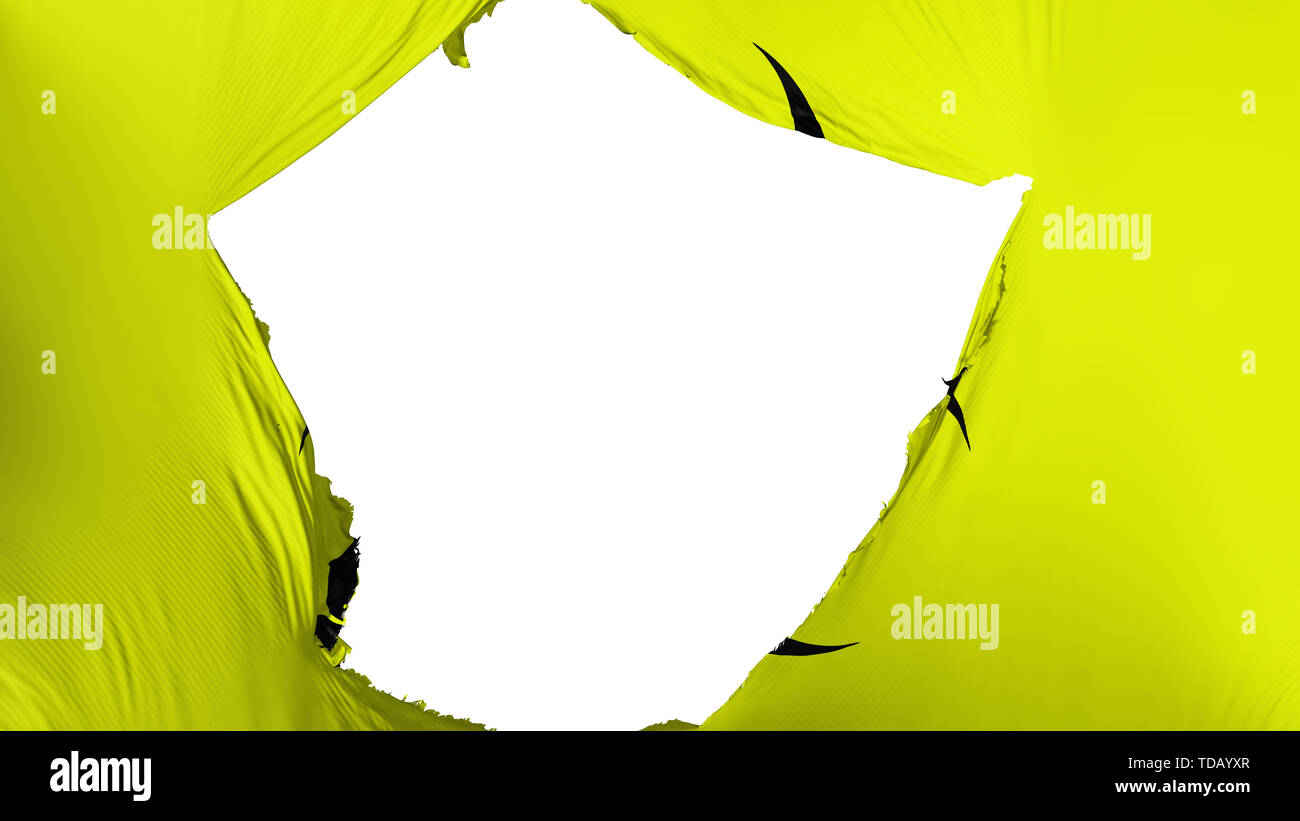 Cracked Warning Hazard Radiation flag Stock Photo - Alamy