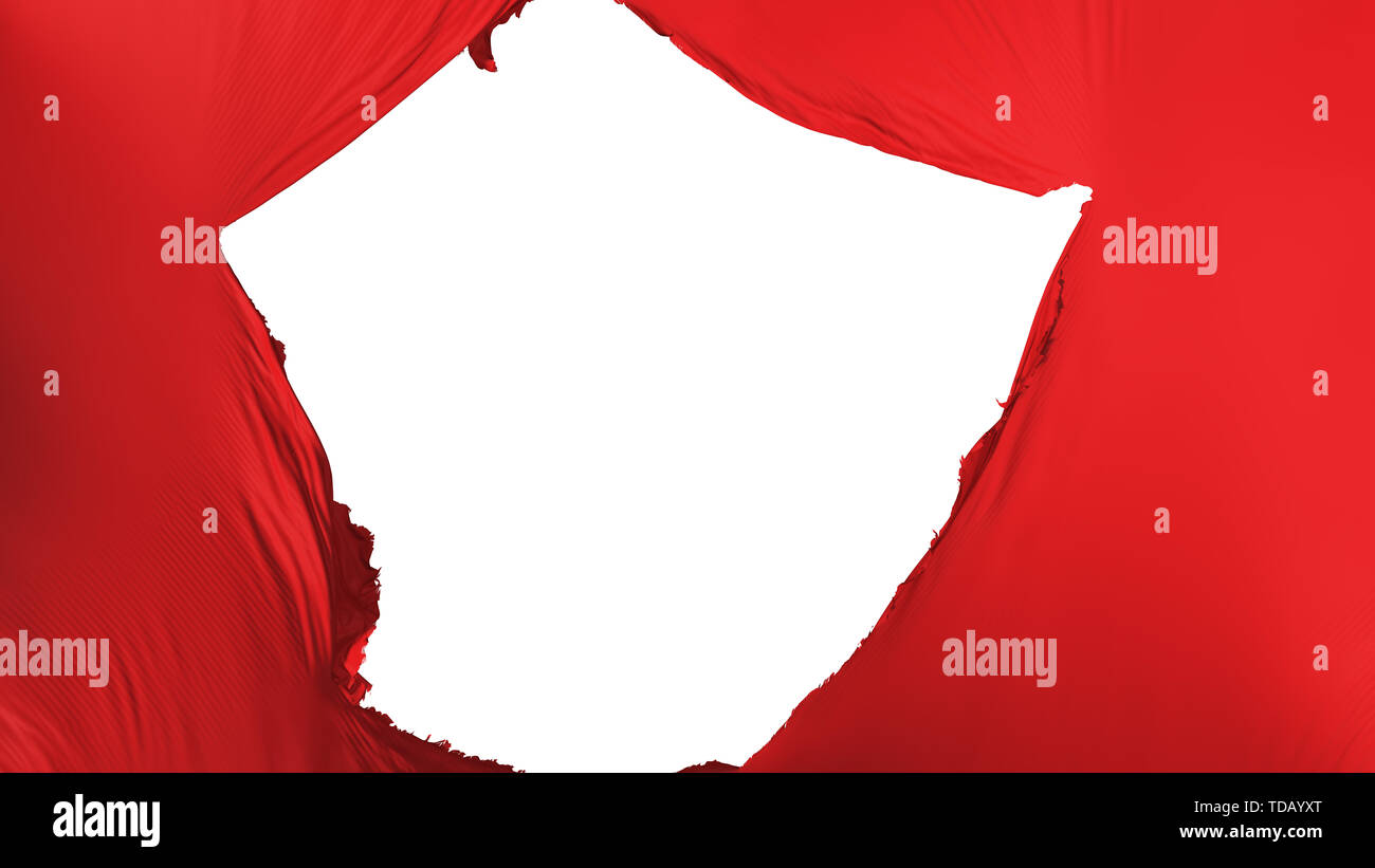 Cracked Red color flag Stock Photo - Alamy