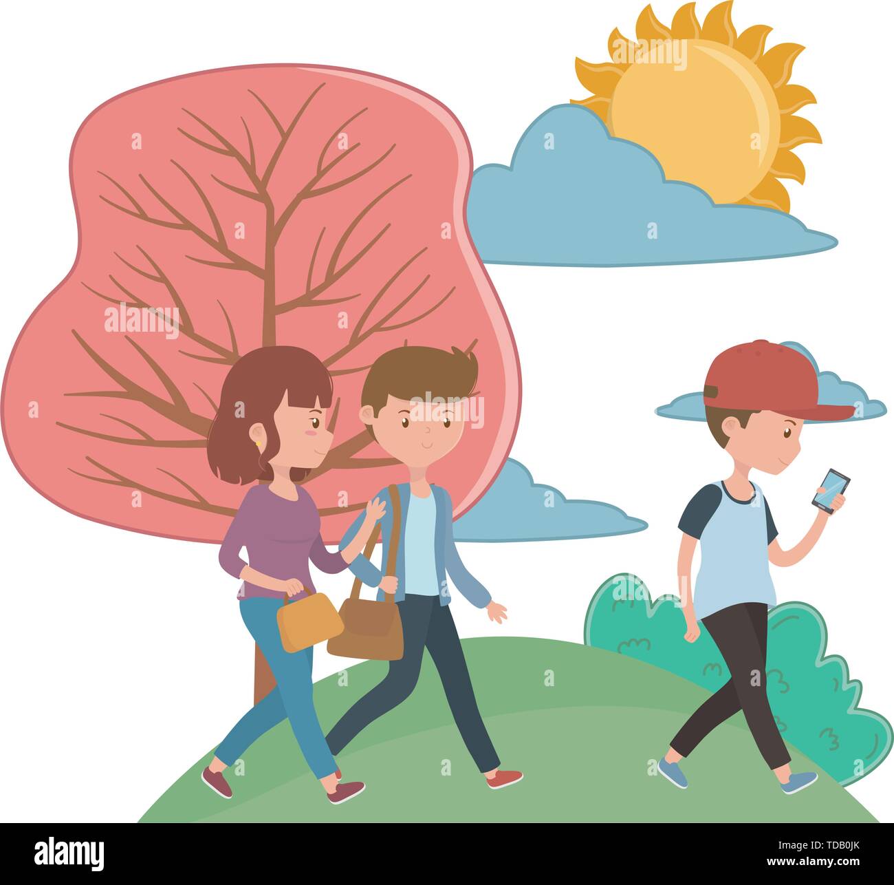 Woman and man cartoons design, Person people human profile and user ...