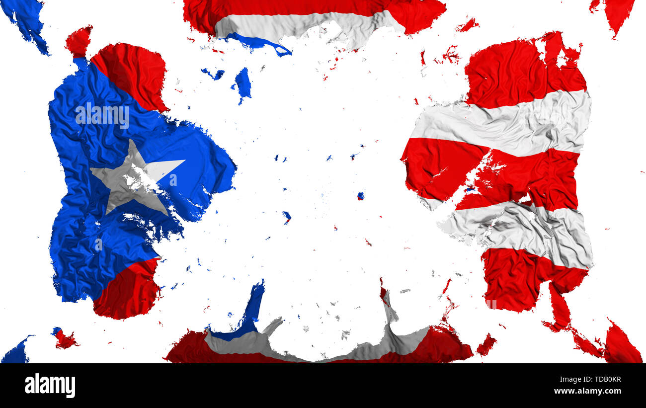 Torn flag puerto rico hi-res stock photography and images - Alamy