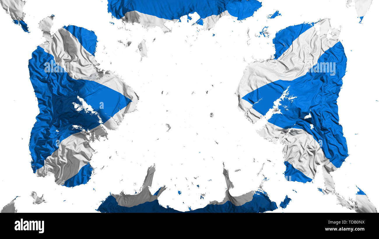 Torn flag scotland hi-res stock photography and images - Alamy