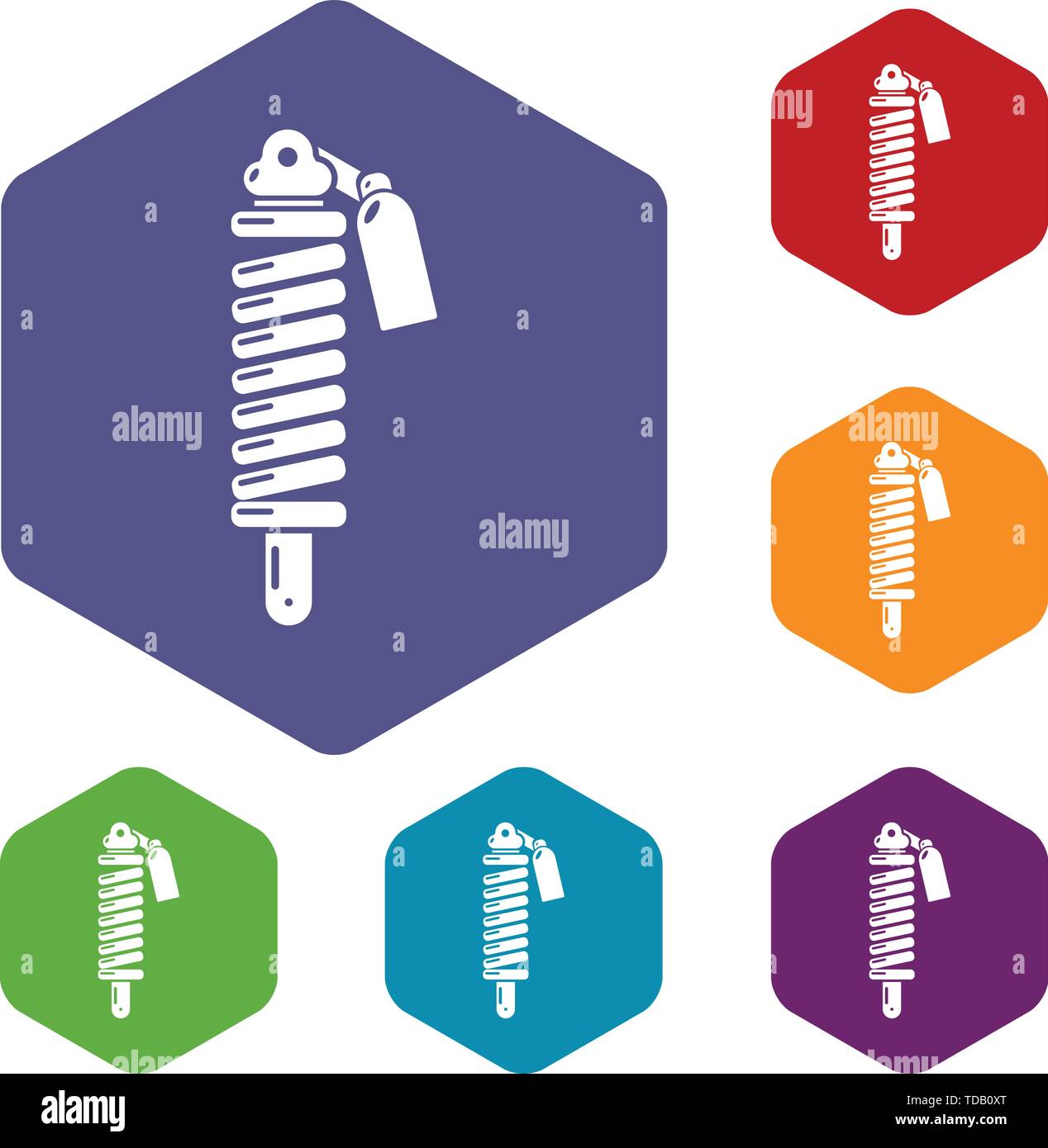 Shock absorber icon, simple style Stock Vector Image & Art - Alamy