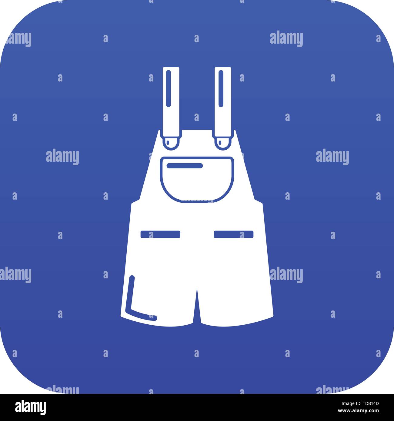 Jumpsuit icon blue vector Stock Vector Image & Art - Alamy