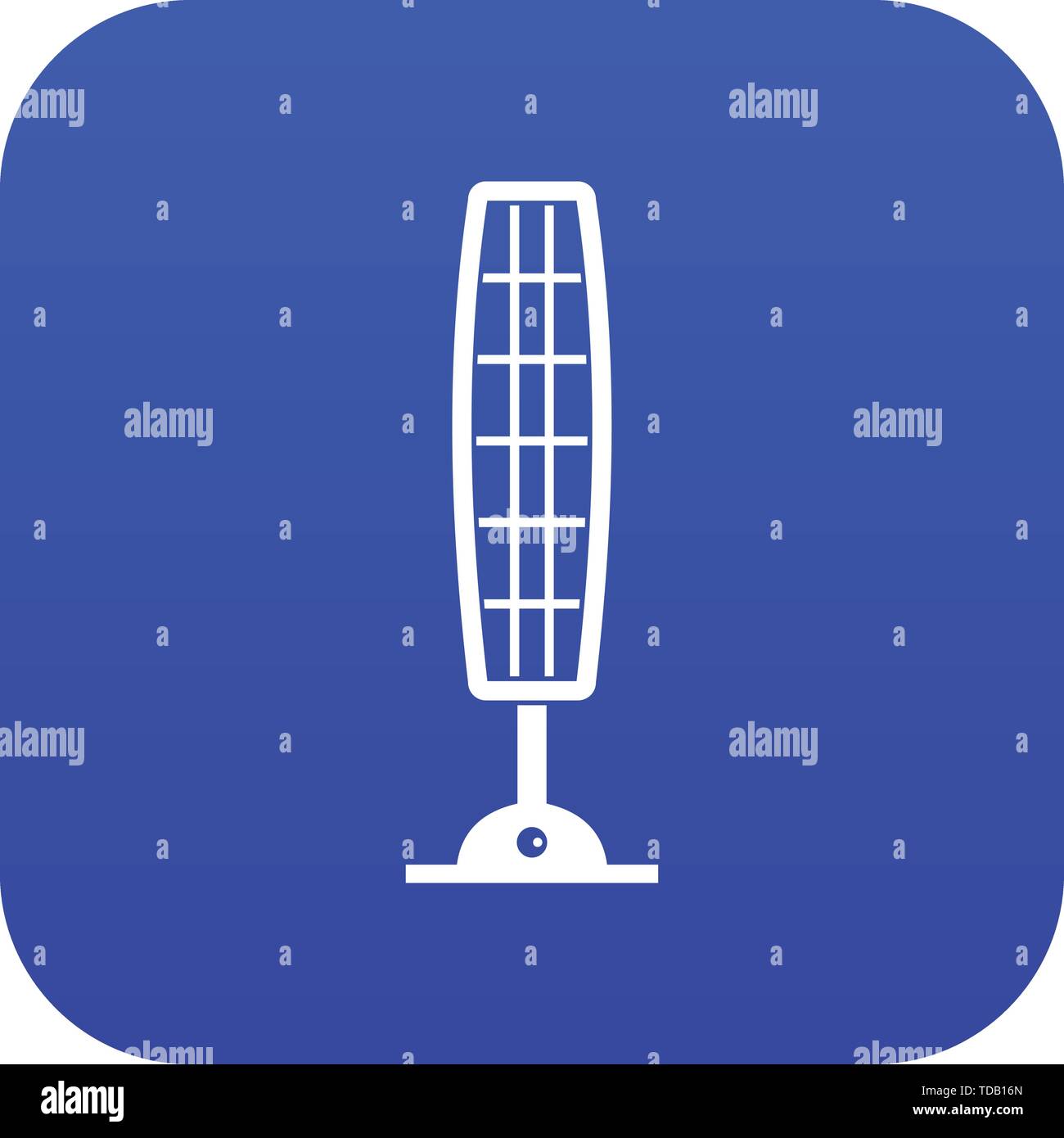 Home heating appliance icon digital blue Stock Vector Image & Art - Alamy