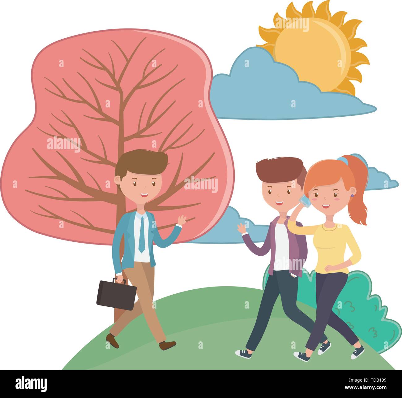 Woman and man cartoons design, Person people human profile and user ...