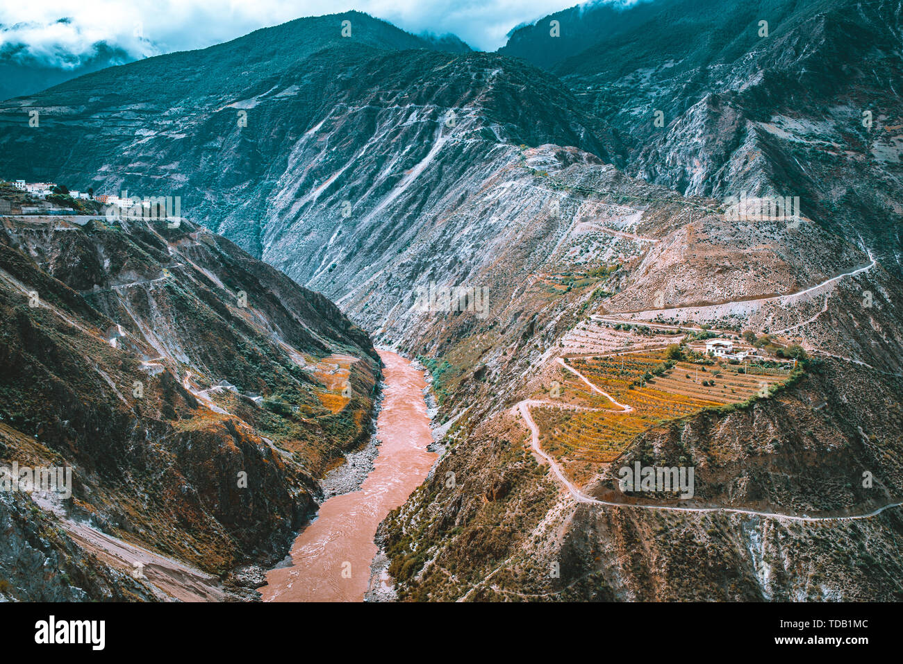 First Bay of Lancang River Stock Photo - Alamy