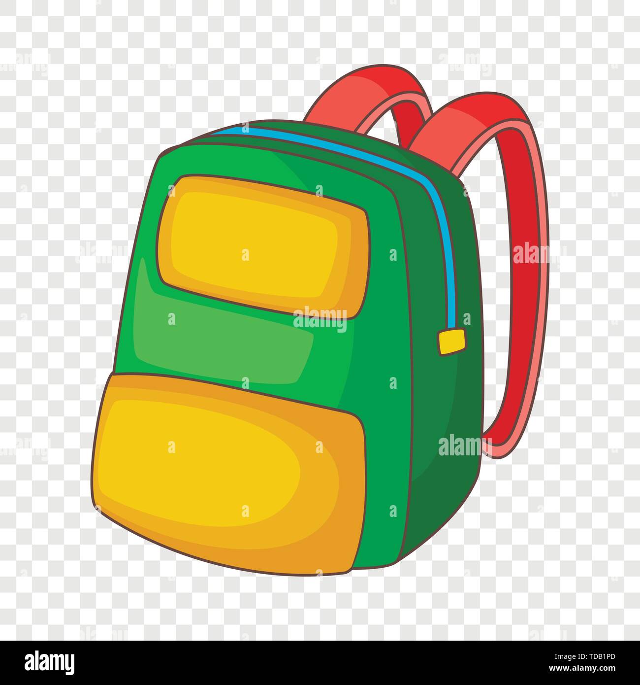 Backpack icon, cartoon style Stock Vector Image & Art - Alamy