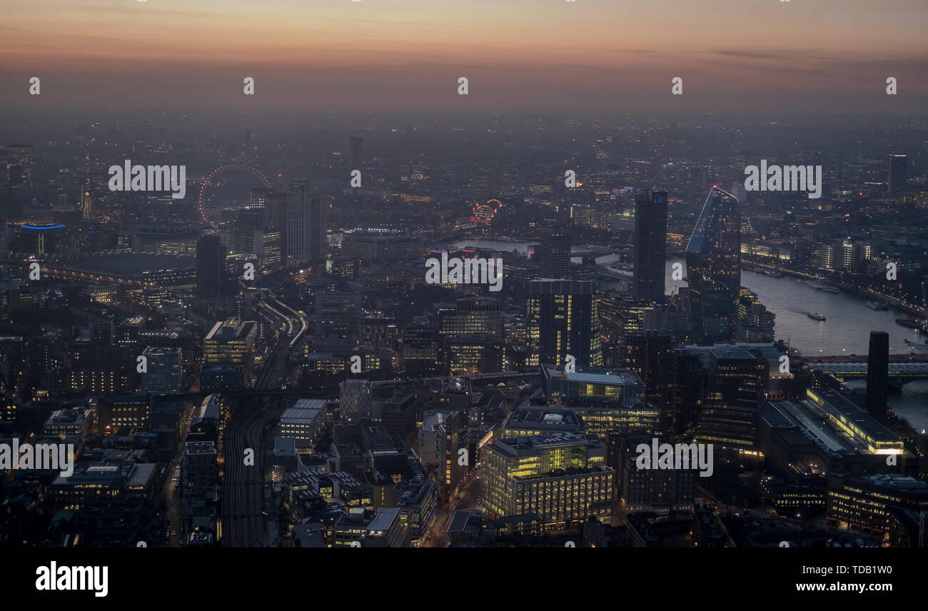 London night view Stock Photo - Alamy