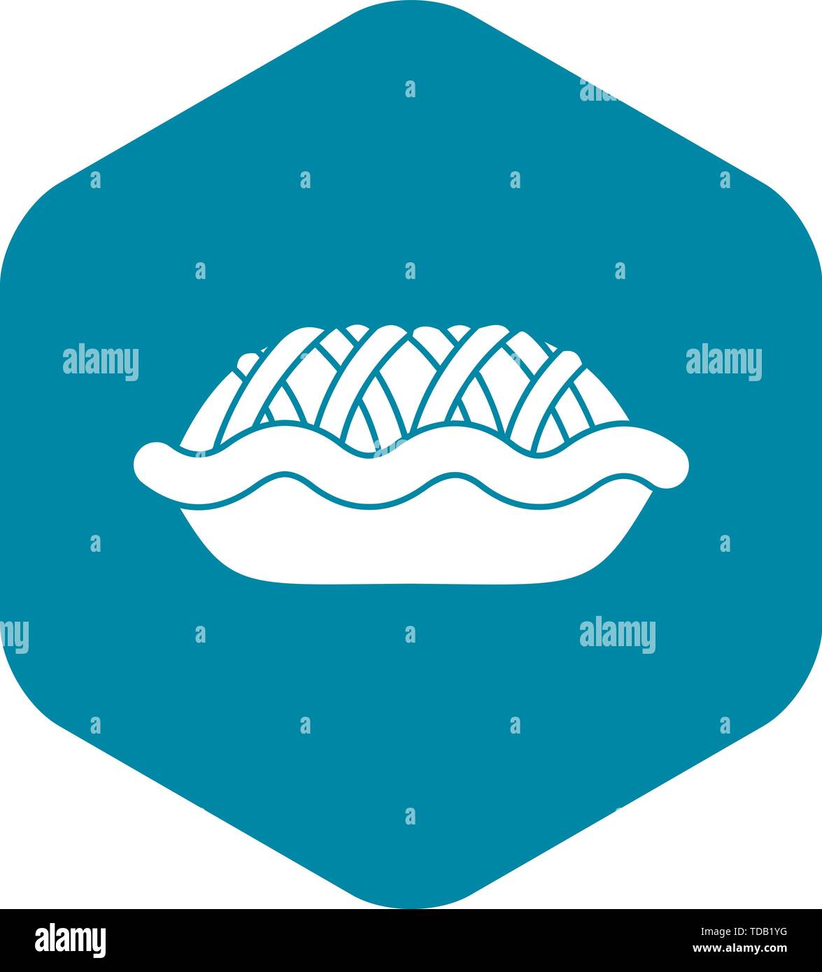 Pie icon in simple style Stock Vector Image & Art - Alamy