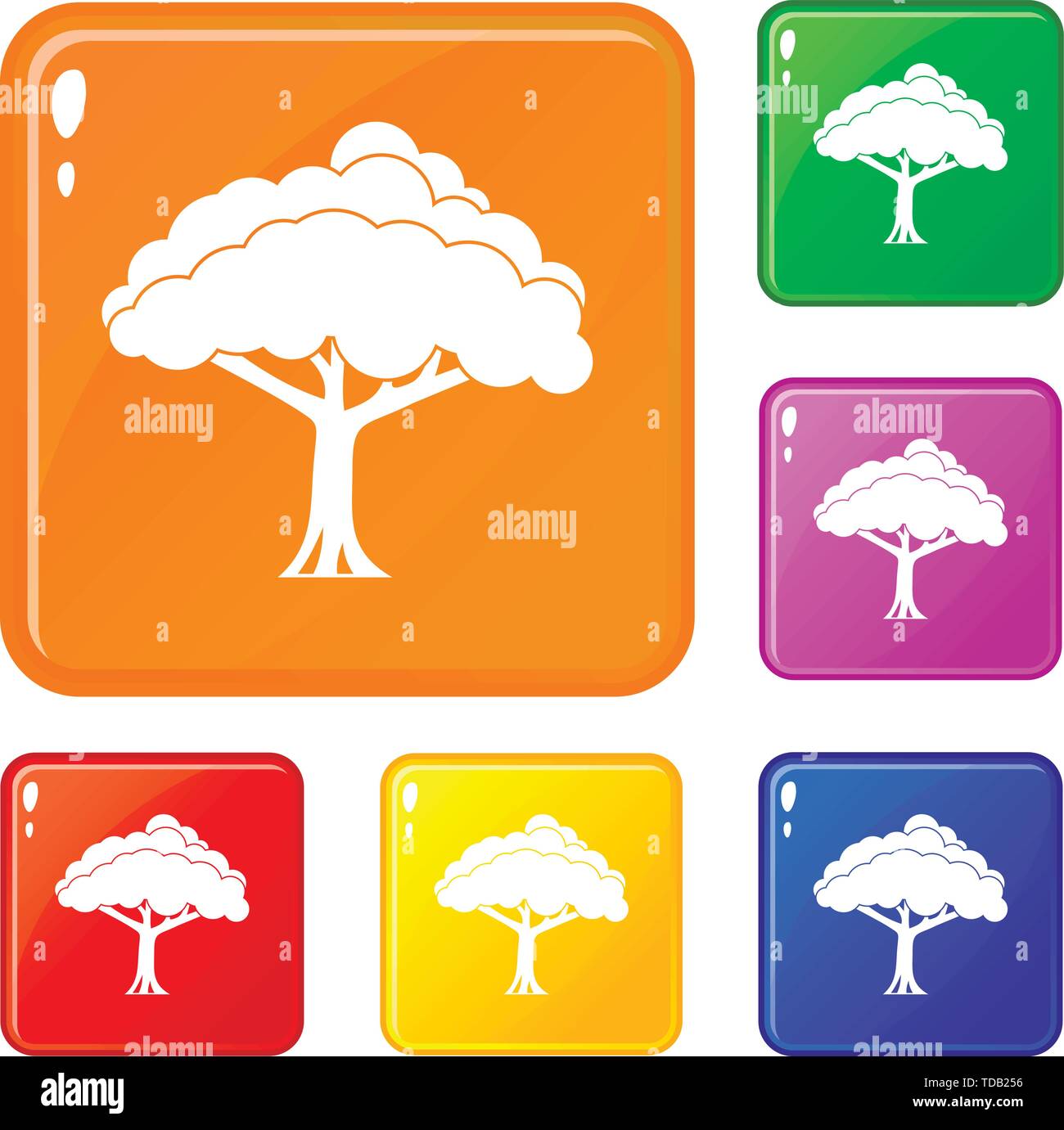 Tree icons set vector color Stock Vector Image & Art - Alamy Tree icons set vector color Stock Vector Image & Art - Alamy