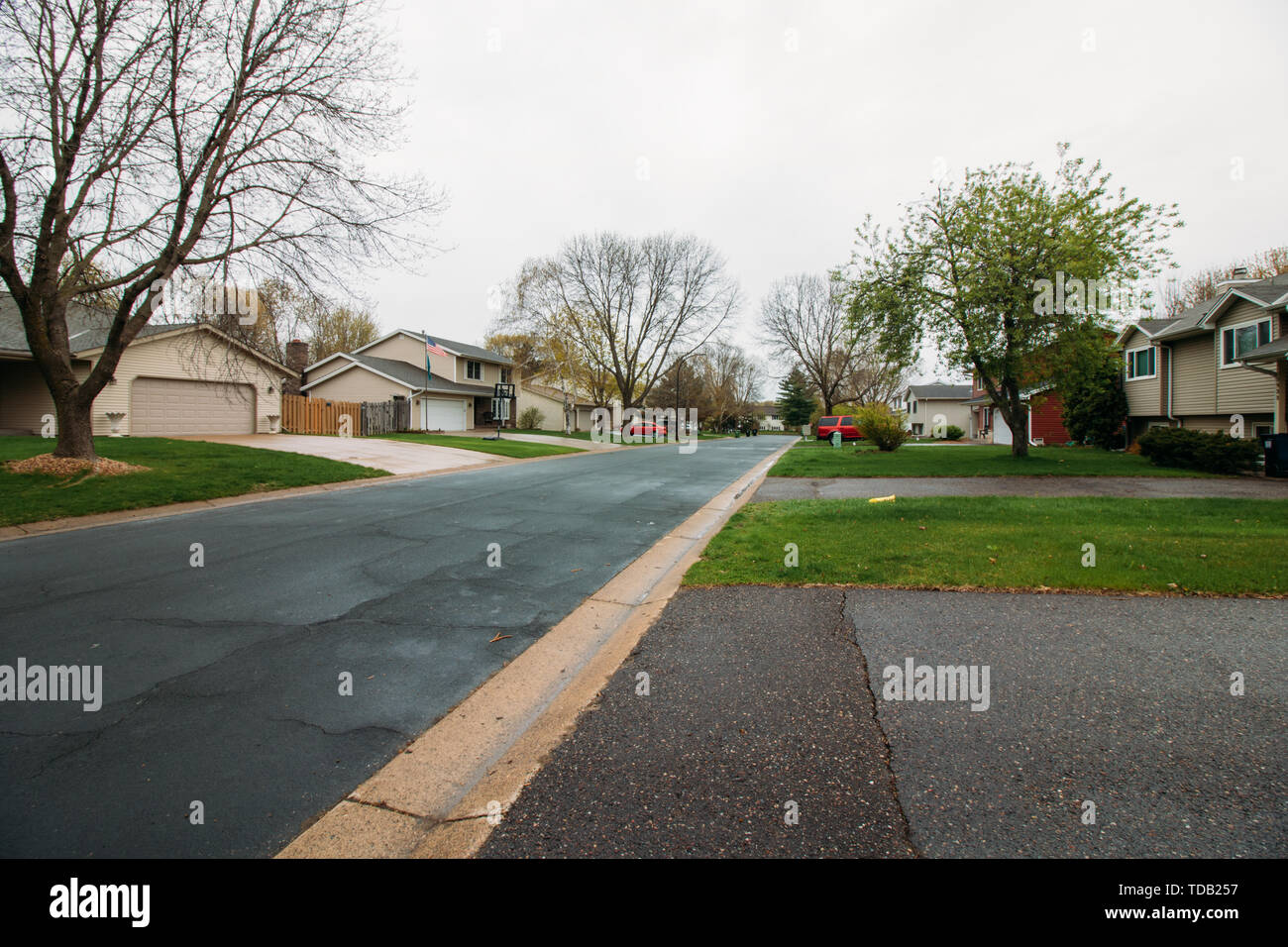 Minnesota villa area Stock Photo - Alamy
