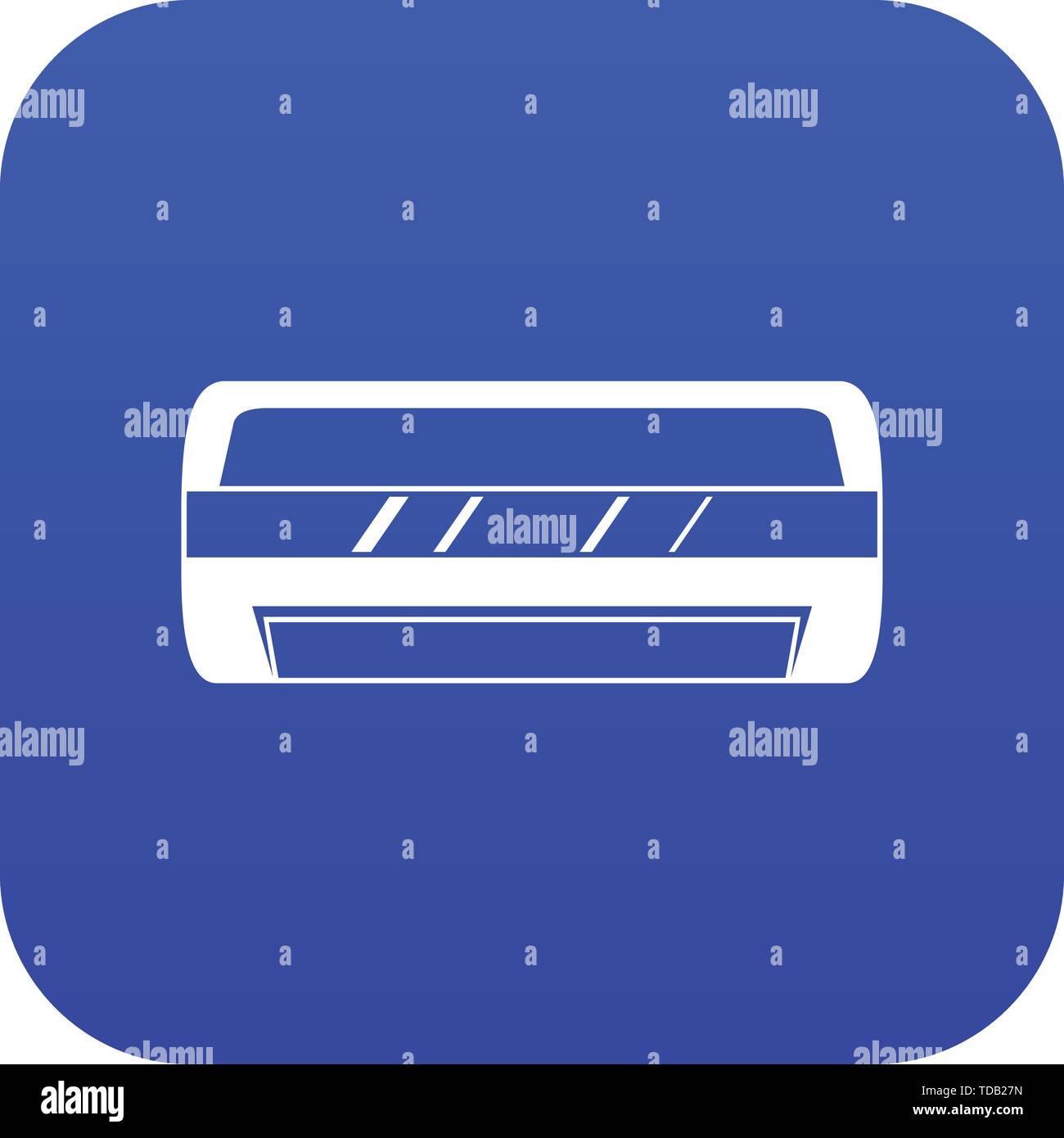 Conditioning split system icon digital blue Stock Vector Image & Art ...