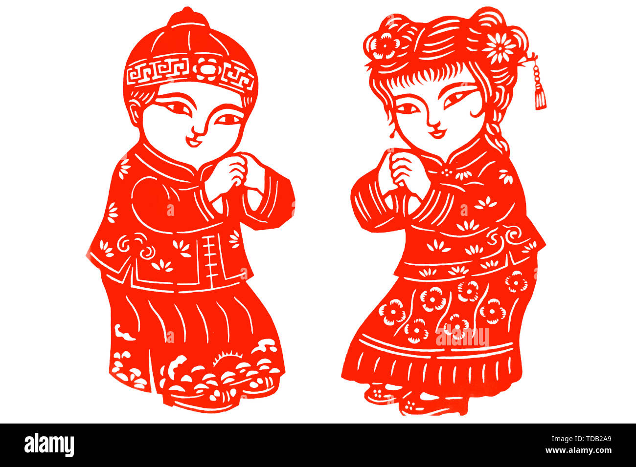 Chinese paper cutting Cut Out Stock Images & Pictures - Alamy
