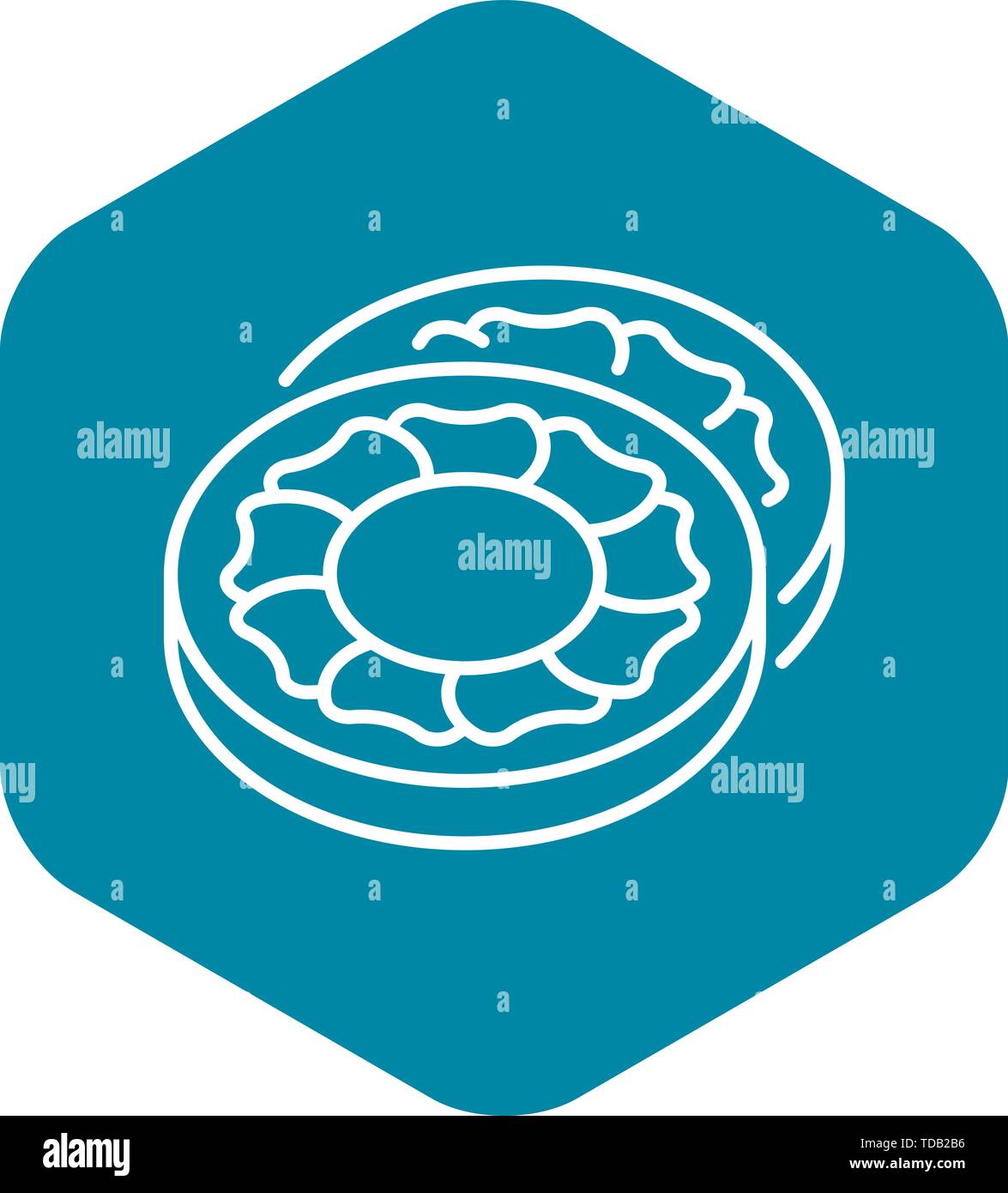 Sweet biscuit icon, outline style Stock Vector Image & Art - Alamy