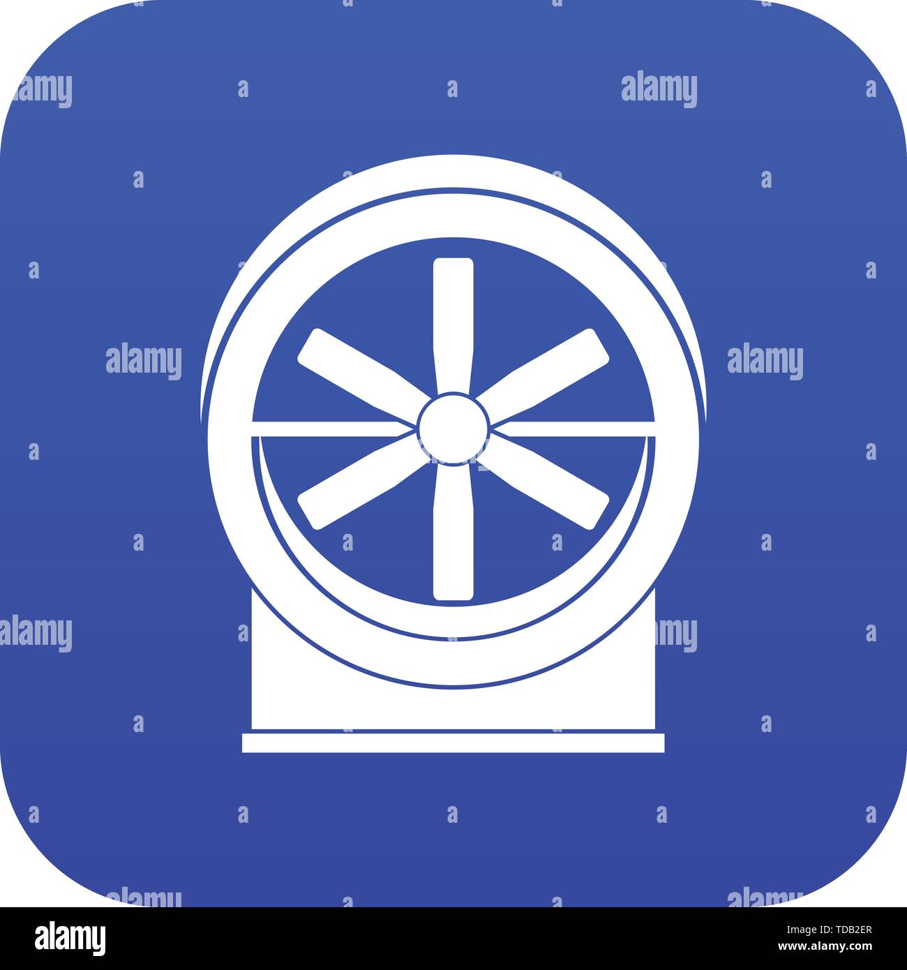 Fan icon digital blue Stock Vector Image & Art - Alamy