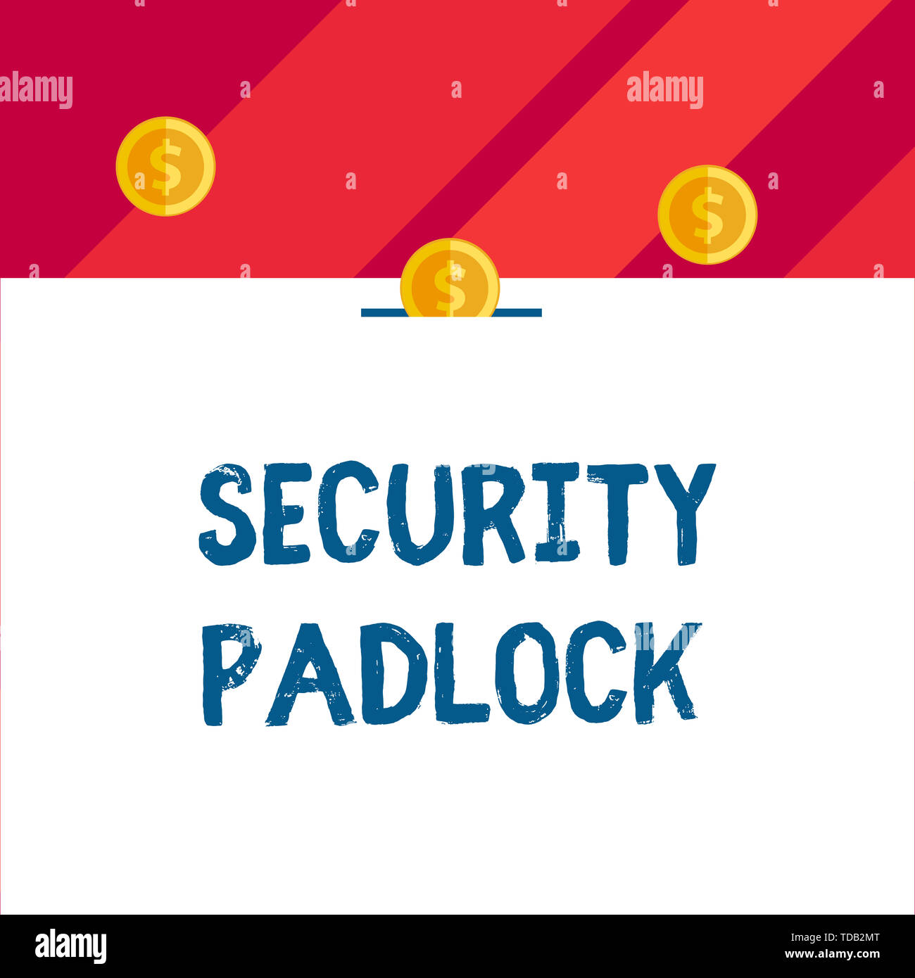 Writing note showing Security Padlock. Business concept for hardened ...