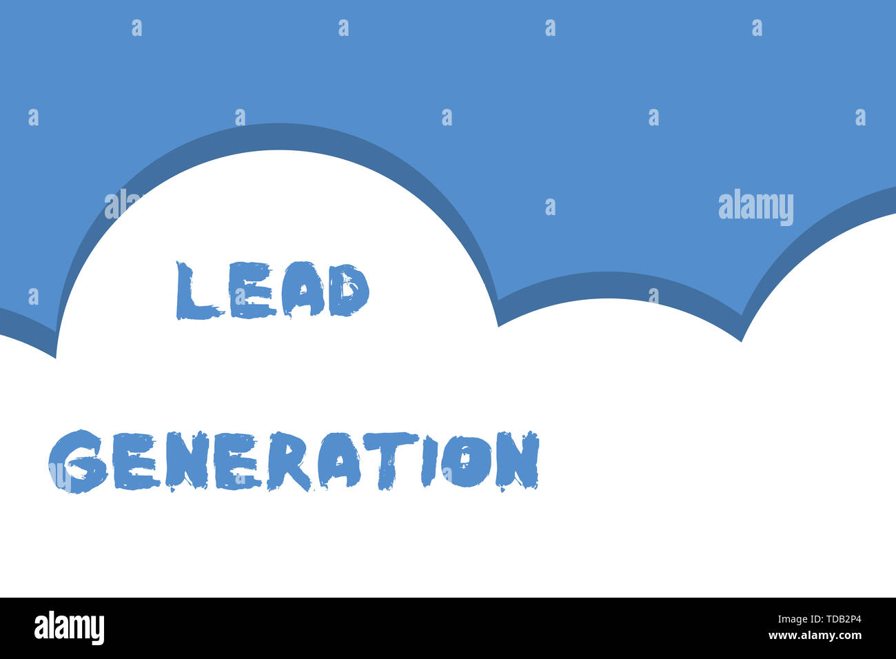 Writing note showing Lead Generation. Business concept for initiation ...