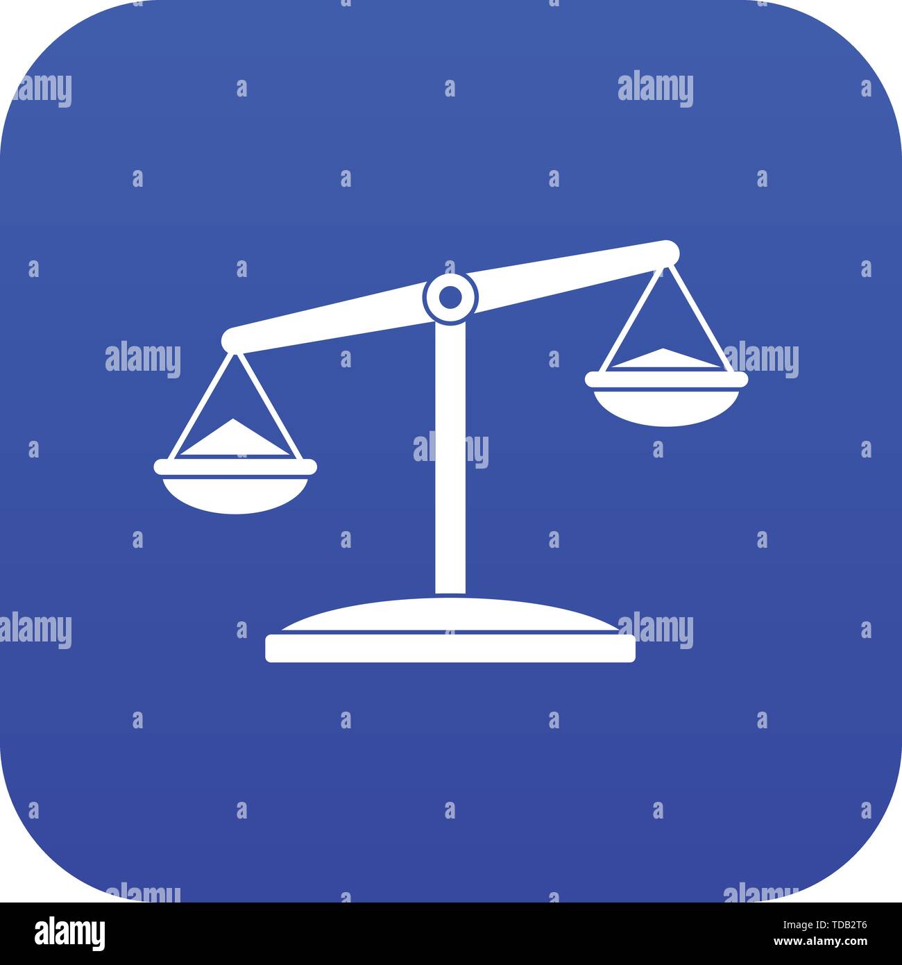 Retro scales icon digital blue Stock Vector Image & Art - Alamy