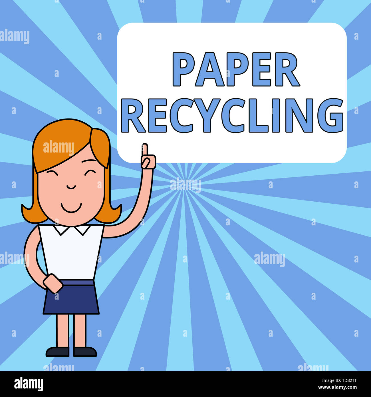 Writing note showing Paper Recycling. Business concept for Using the ...