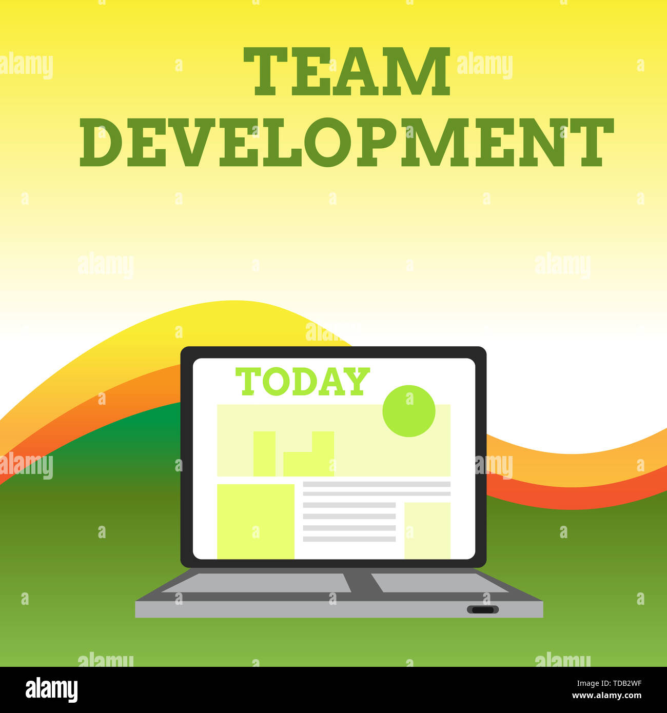 Text sign showing Team Development. Business photo showcasing learn why ...
