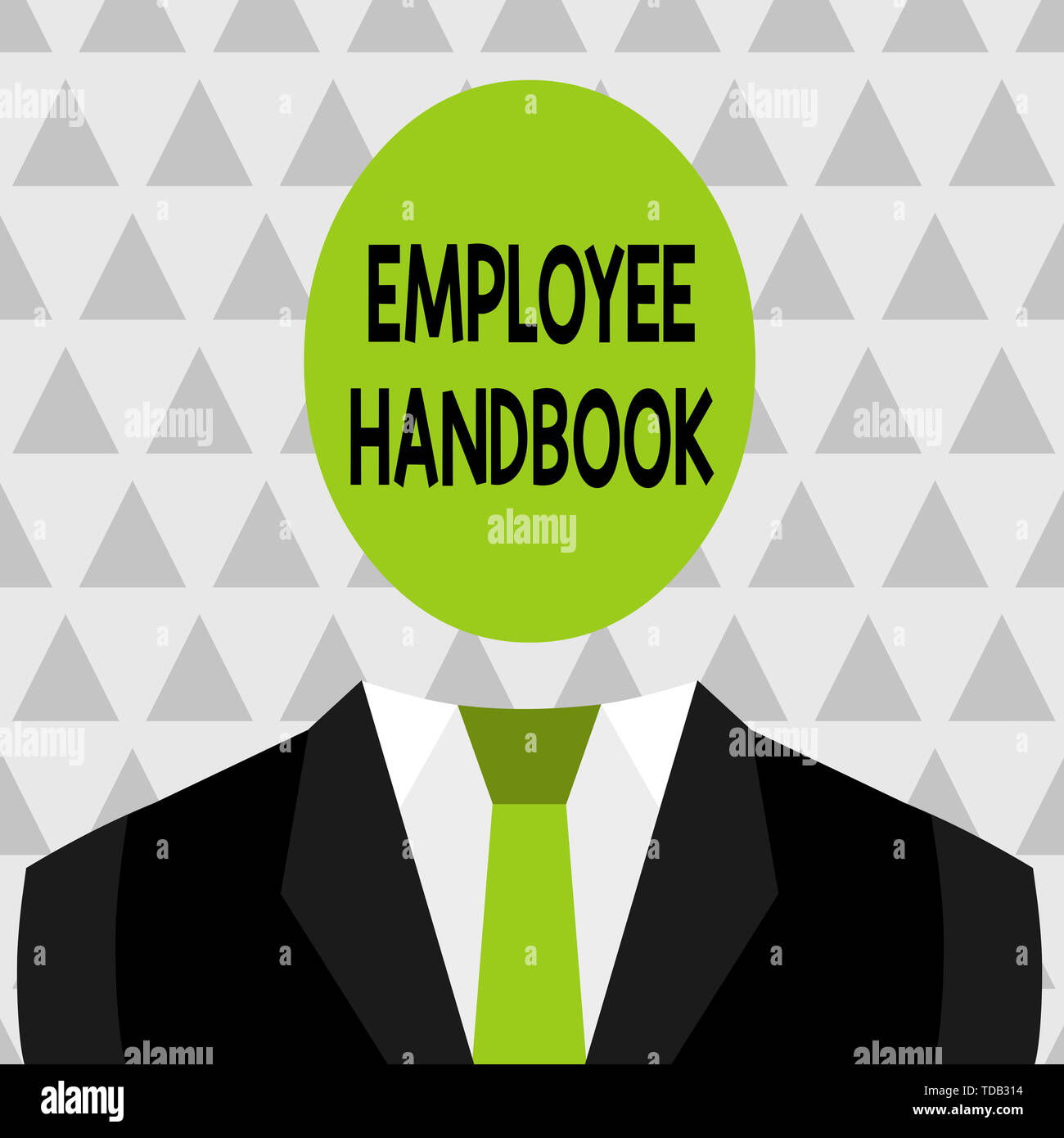 Text sign showing Employee Handbook. Business photo showcasing Document ...