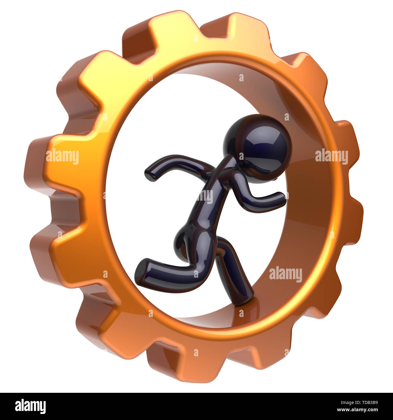 Man running cartoon hi-res stock photography and images - Alamy