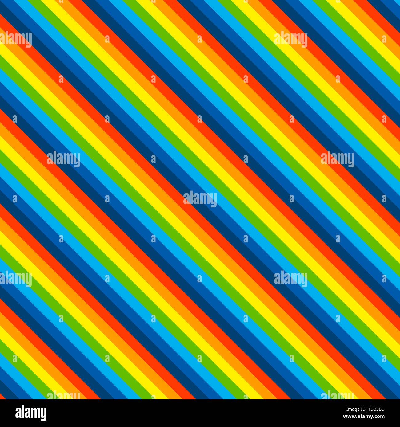 Rainbow line pattern colorful background. Vector illustration Stock ...