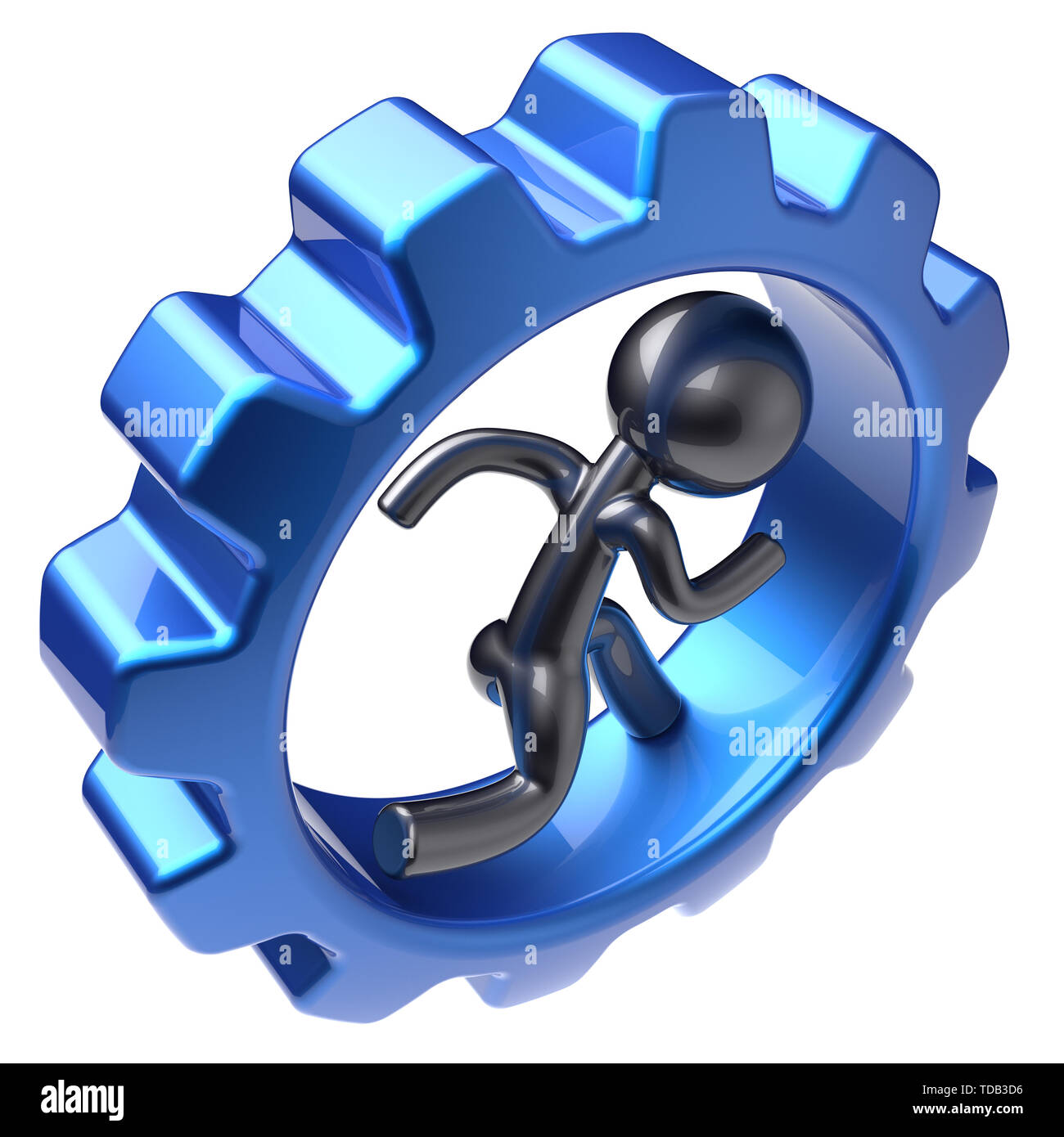 Man running cartoon hi-res stock photography and images - Alamy