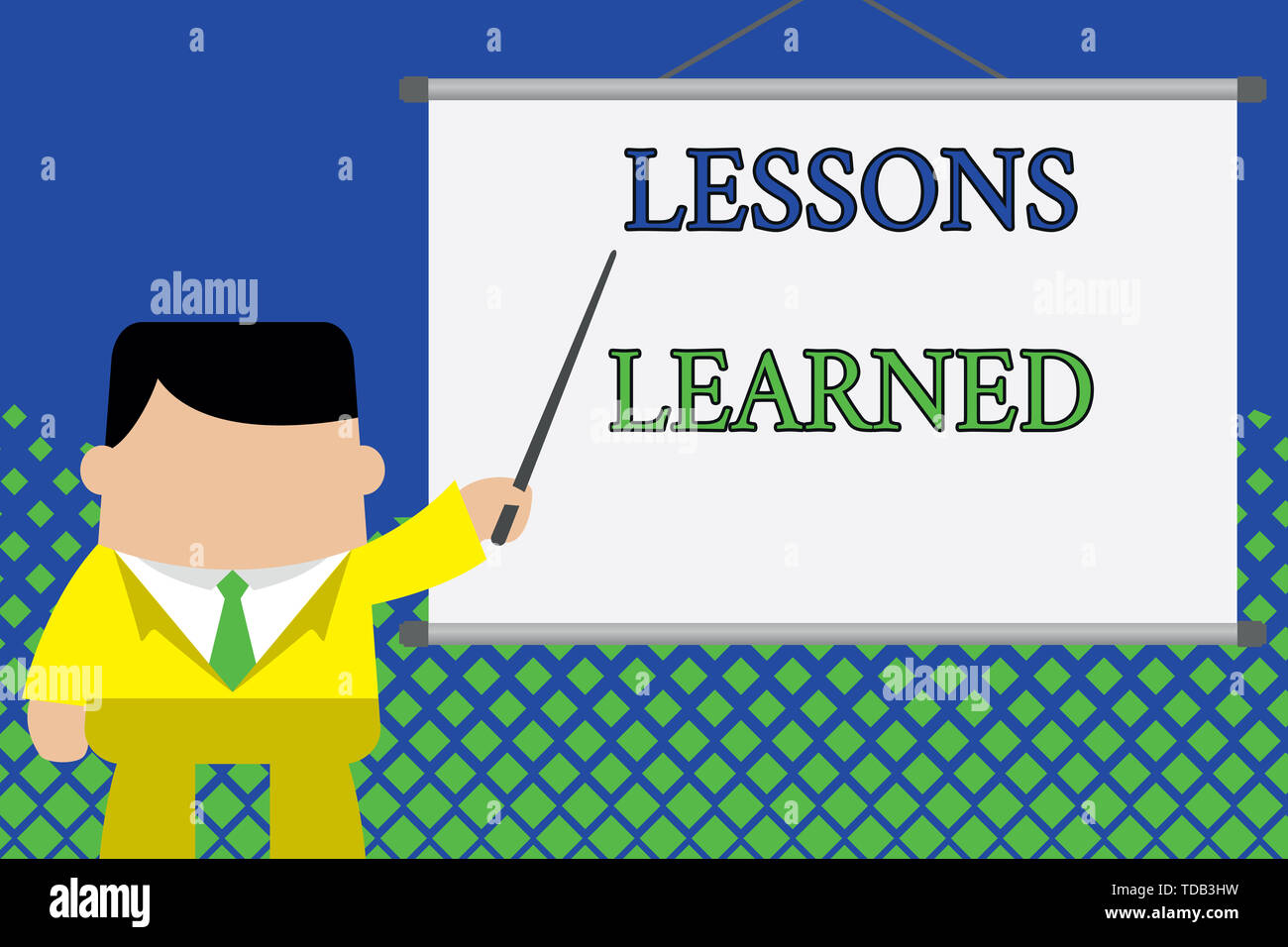 Writing note showing Lessons Learned. Business concept for information ...