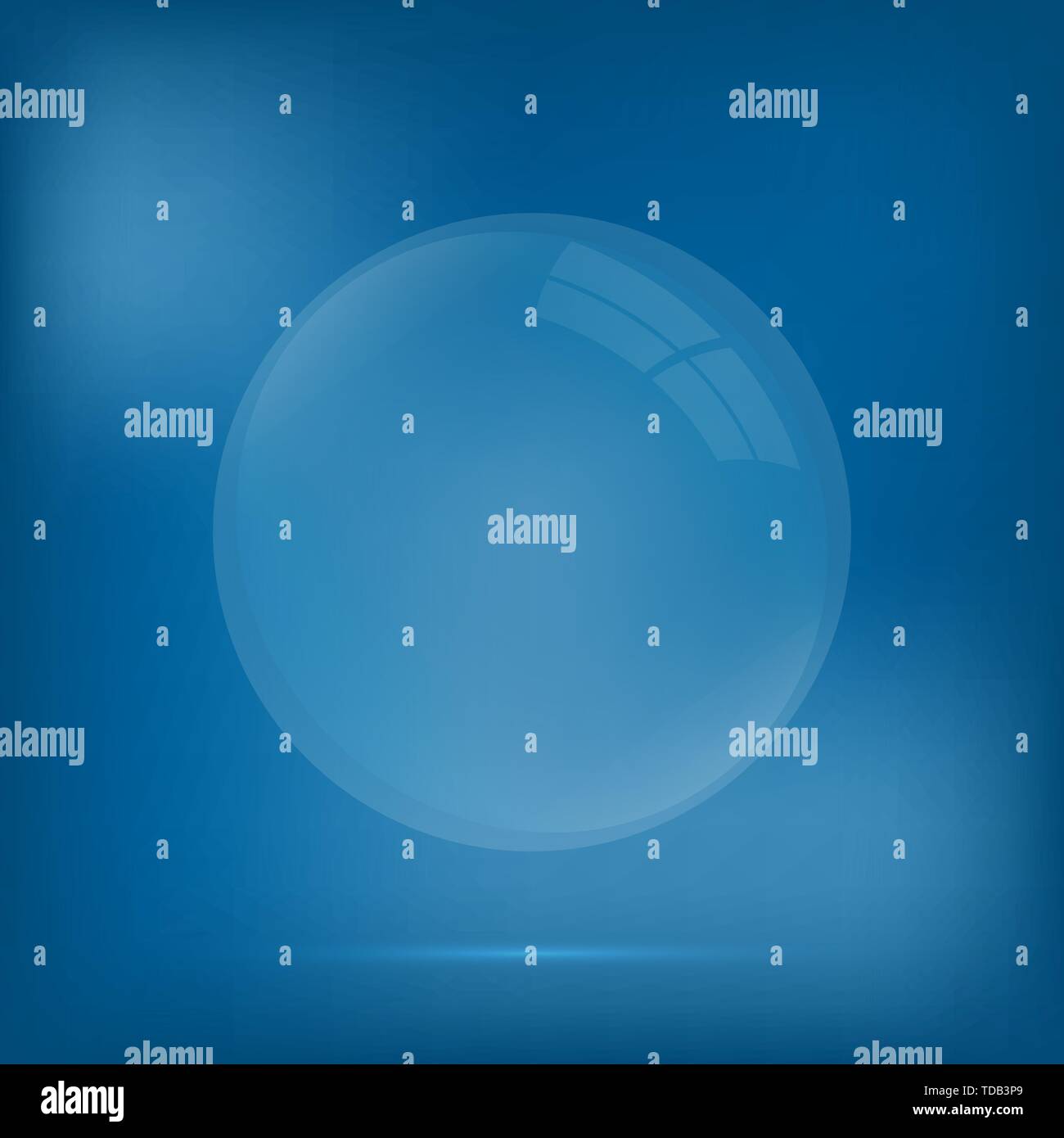 Realistic 3d sphere with shadow. Vector illustration Stock Vector Image ...