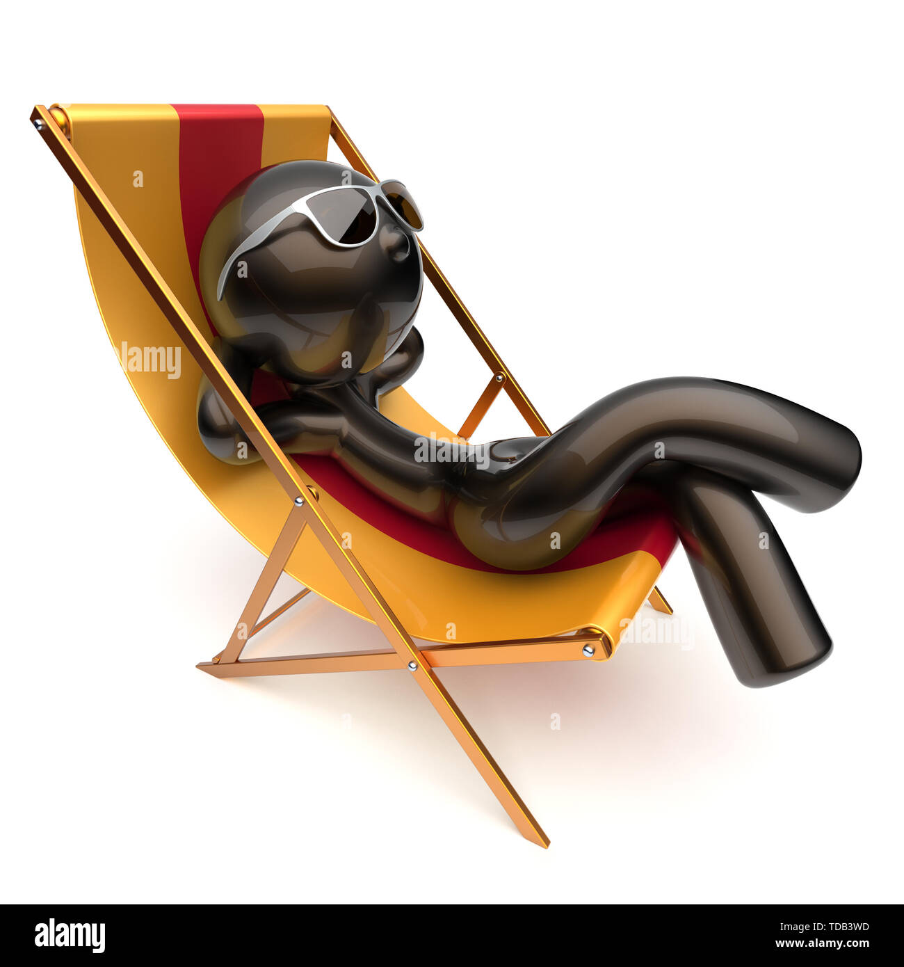 Sunbathin Cut Out Stock Images & Pictures - Alamy
