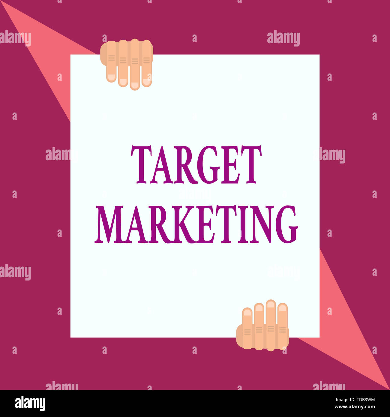 Conceptual hand writing showing Target Marketing. Concept meaning ...