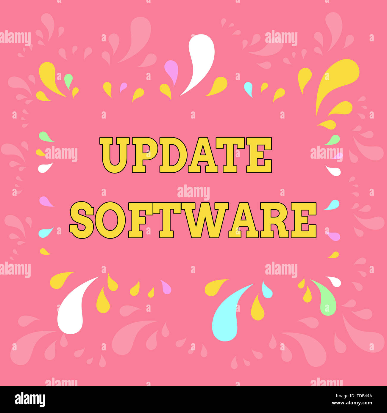 Word writing text Update Software. Business photo showcasing replacing program with a newer ...