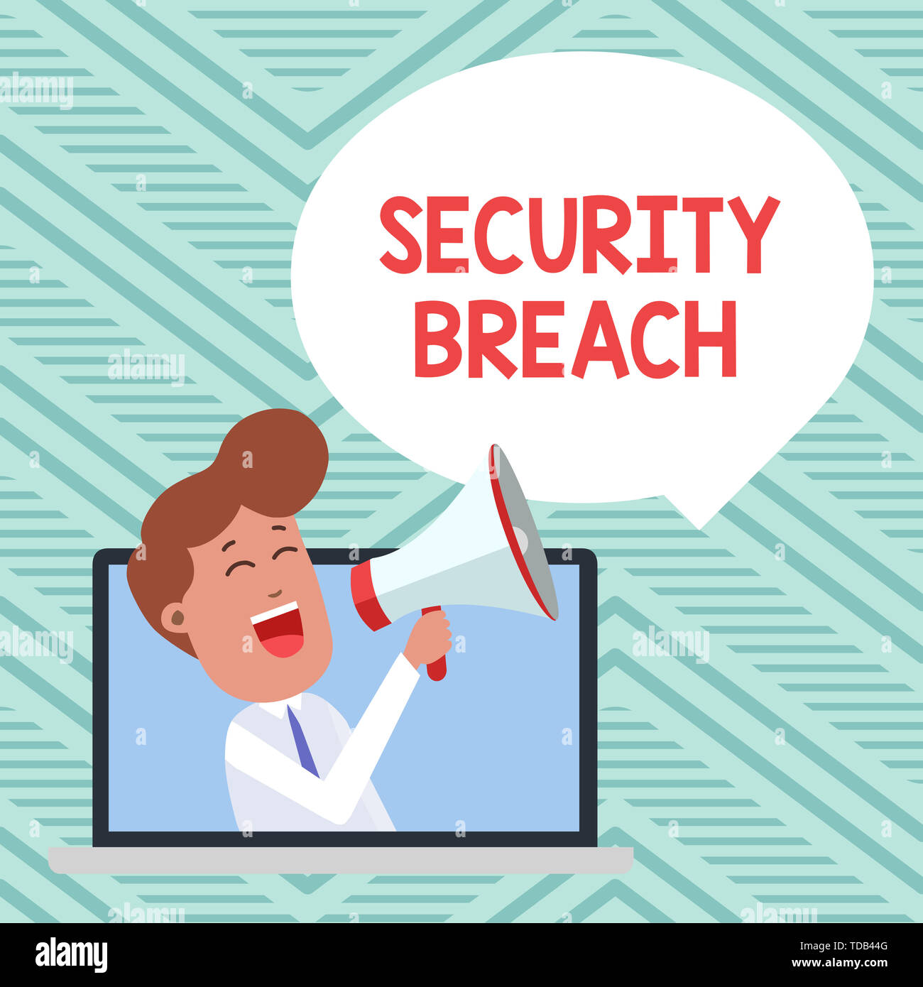 Conceptual hand writing showing Security Breach. Concept meaning ...