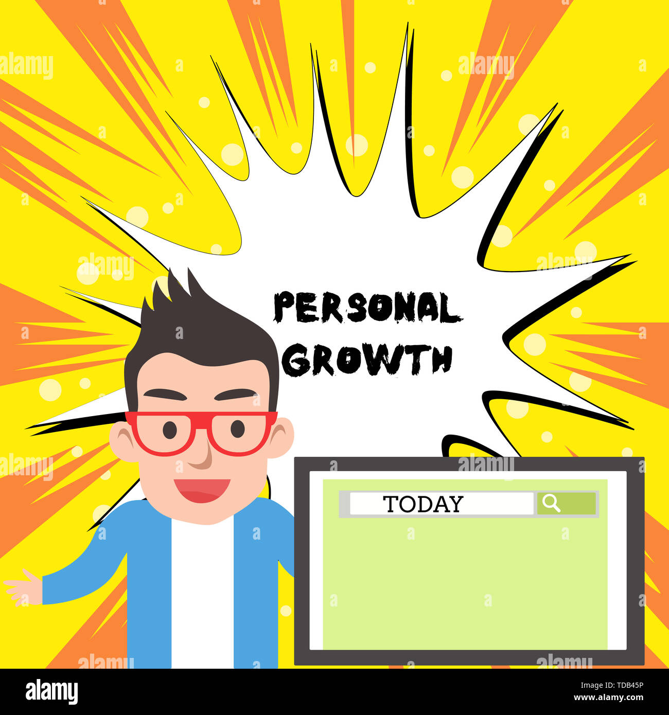 Handwriting text writing Personal Growth. Conceptual photo improve ...