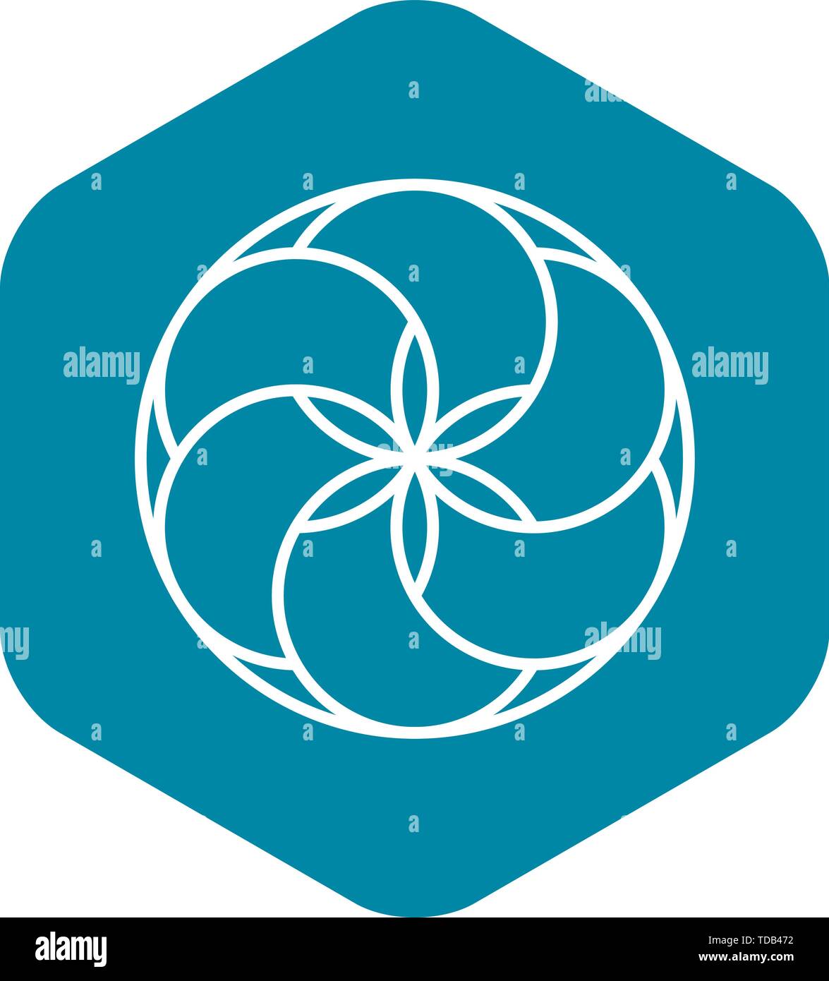 Frosting biscuit icon, outline style Stock Vector Image & Art - Alamy