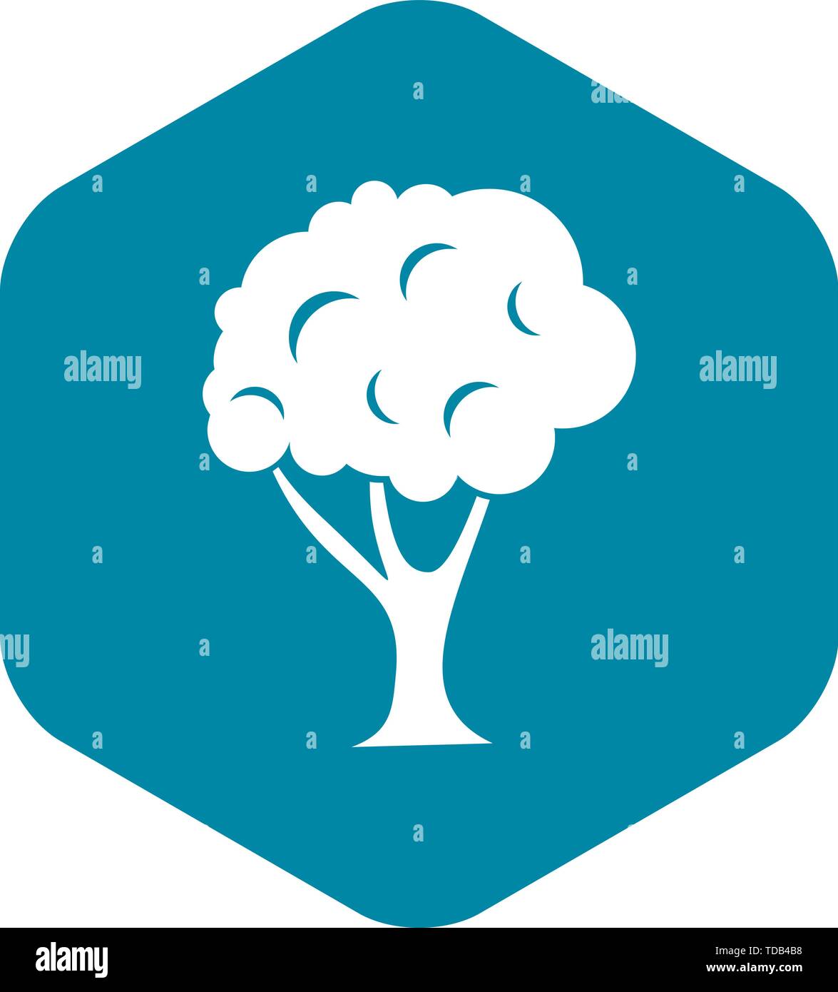 Tree icon in simple style Stock Vector Image & Art - Alamy