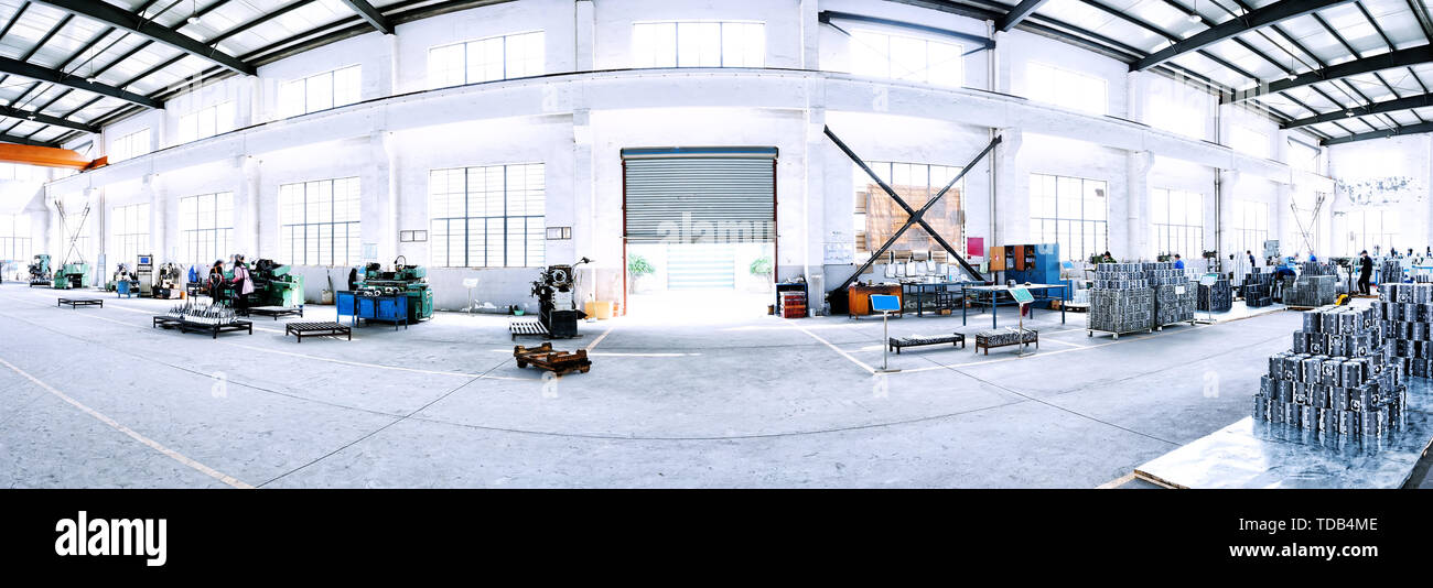 Factory workshop interior and photography Stock Photo - Alamy