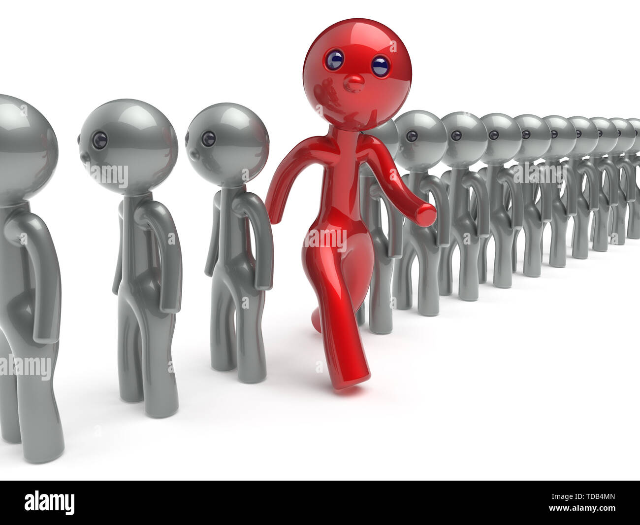 Separate from crowd hi-res stock photography and images - Alamy