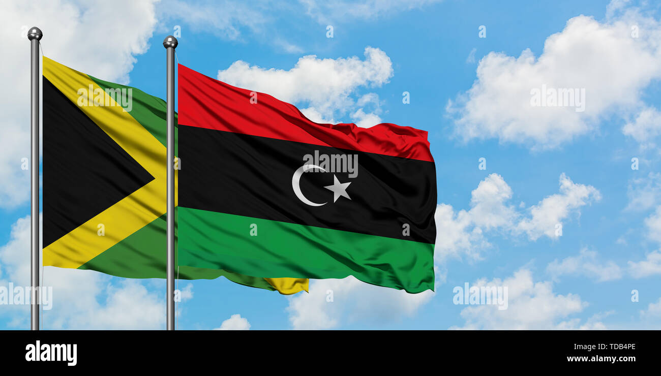 Jamaica libya flag hi-res stock photography and images - Alamy