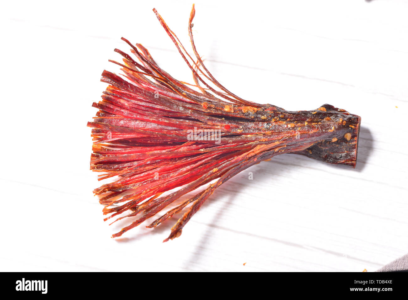 Air-dried hand-torn beef HD picture Stock Photo - Alamy
