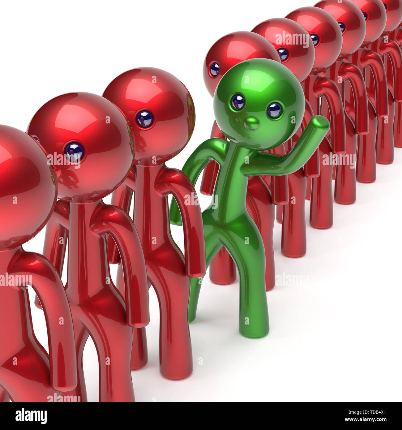 Man different people character stand out from the crowd unique ...