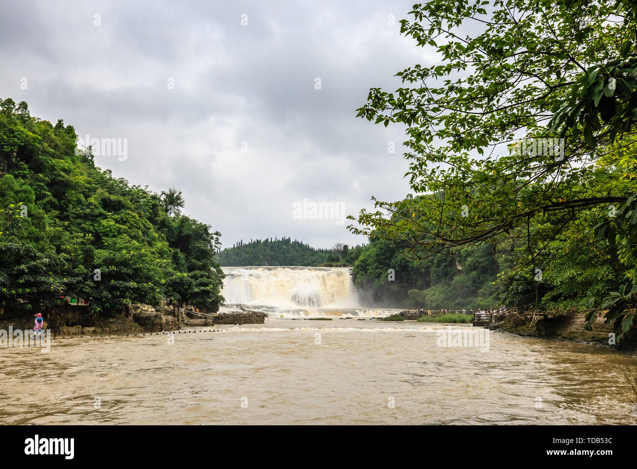 Steep Padang waterfall Stock Photo - Alamy