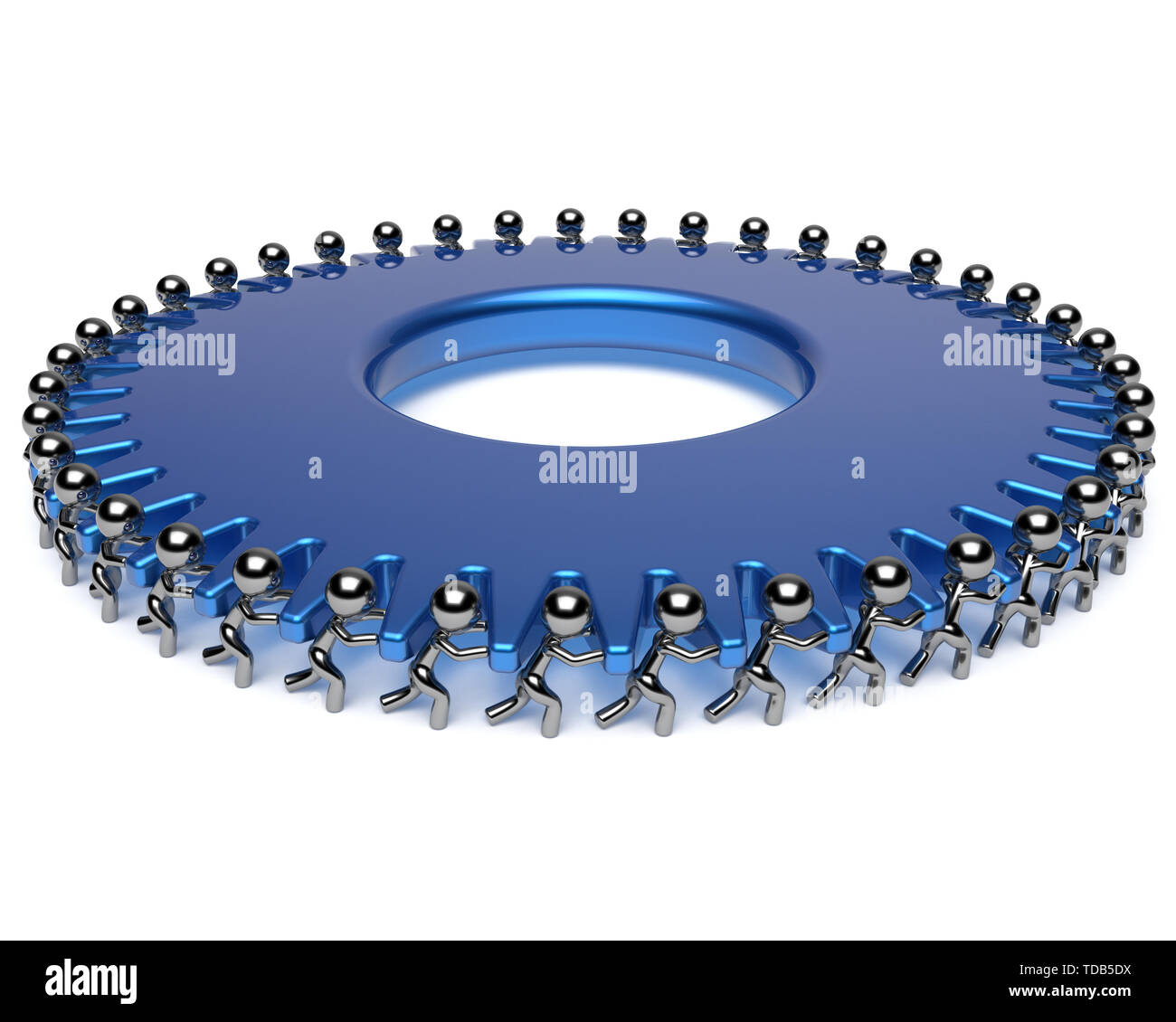 Teamwork gearwheel community men workforce partnership business turning ...