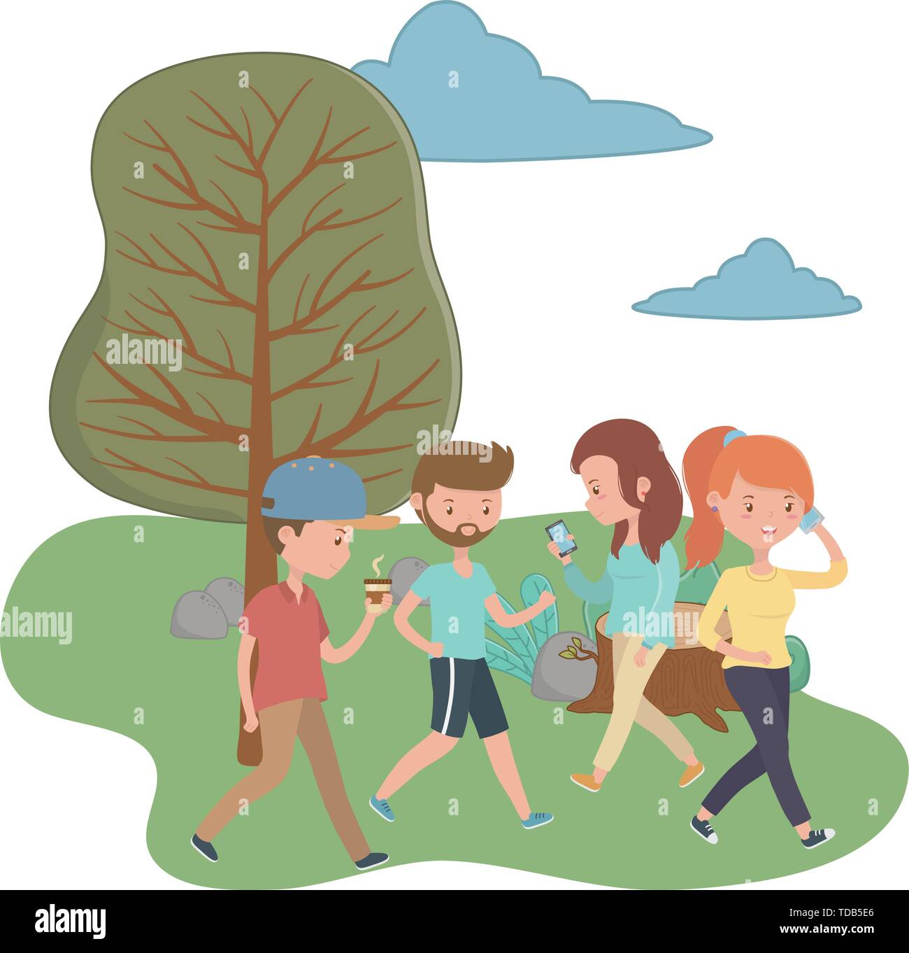 Woman and man cartoons design, Person people human profile and user ...